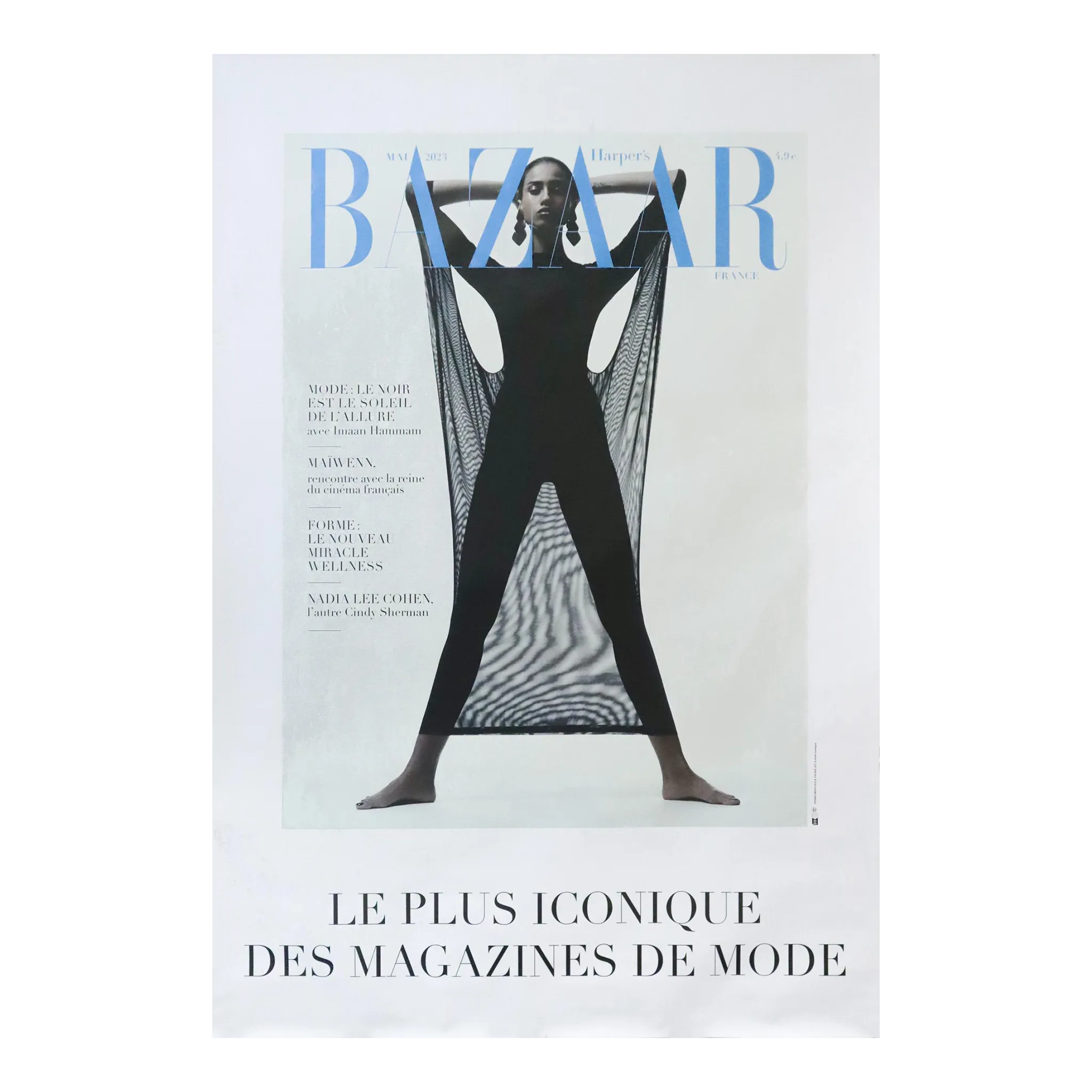 2023 French Fashion Advertising Poster - Harper's Bazaar, Mai 2023 ...
