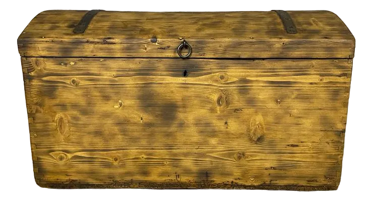 Vintage Chest in Spruce | Chairish