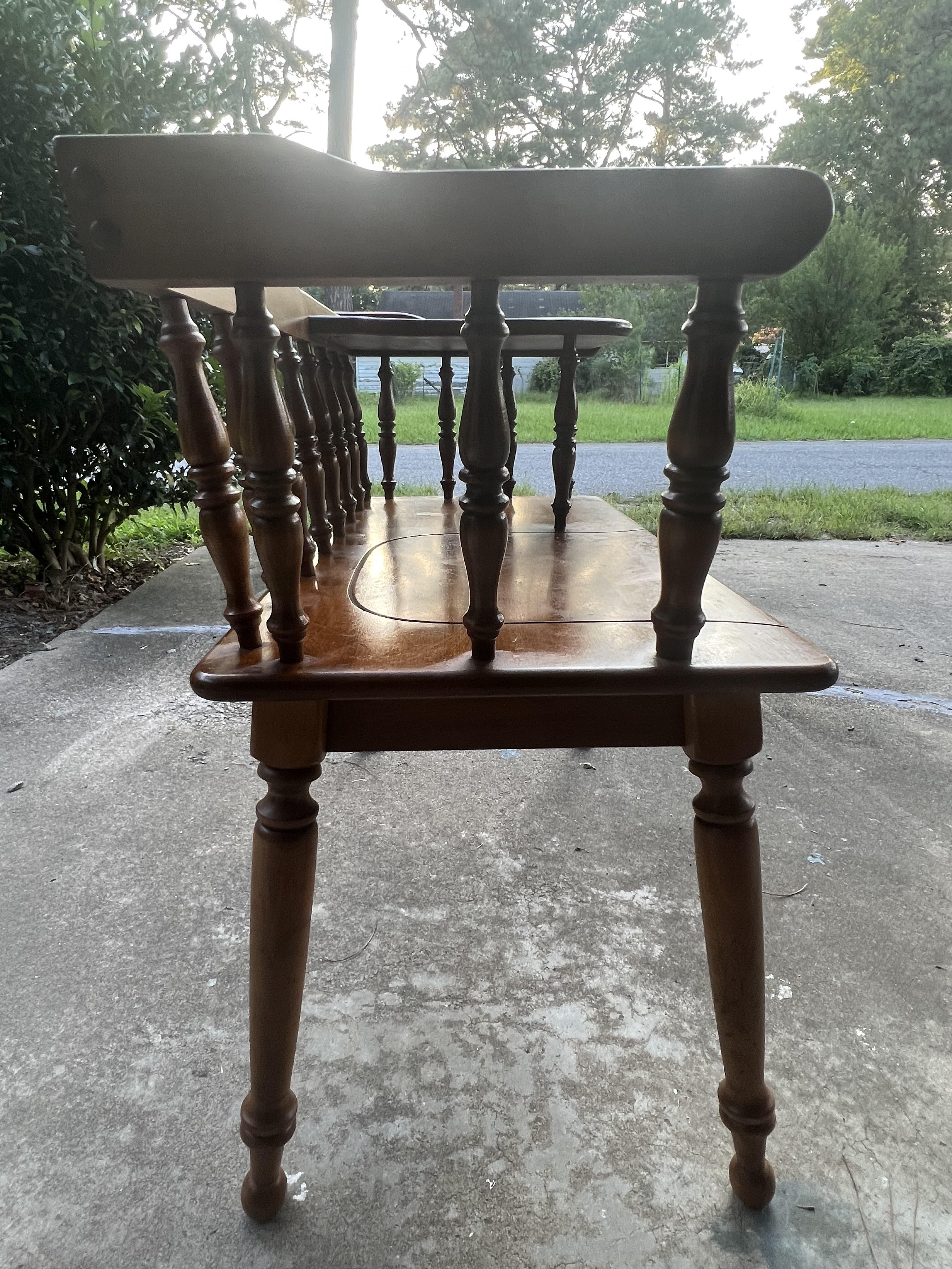 Ethan allen gossip bench store