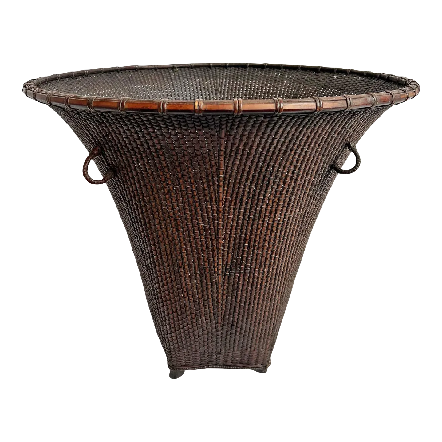 Antique Village Basket Nepal | Chairish