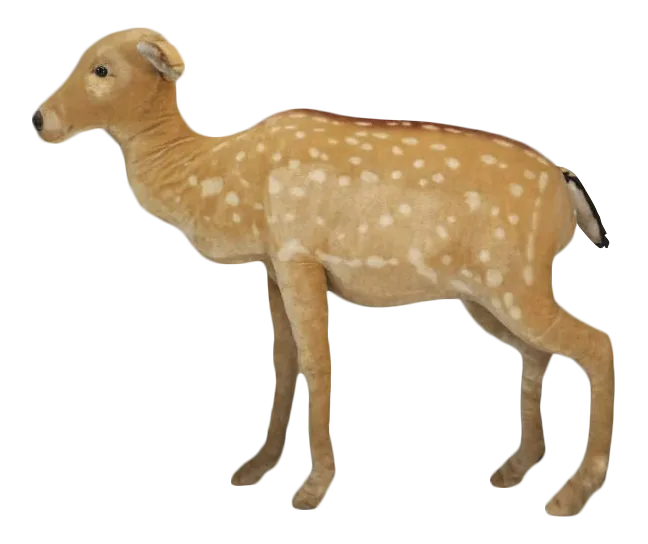 1963 Steiff Mohair Fallow Deer "Studio Animal" | Chairish