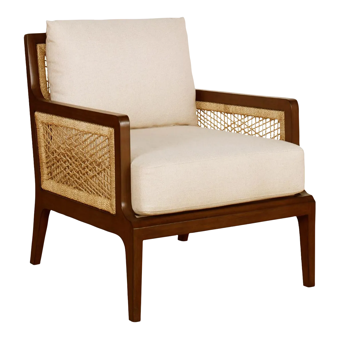 Pasadena Abaca Lounge Chair | Chairish
