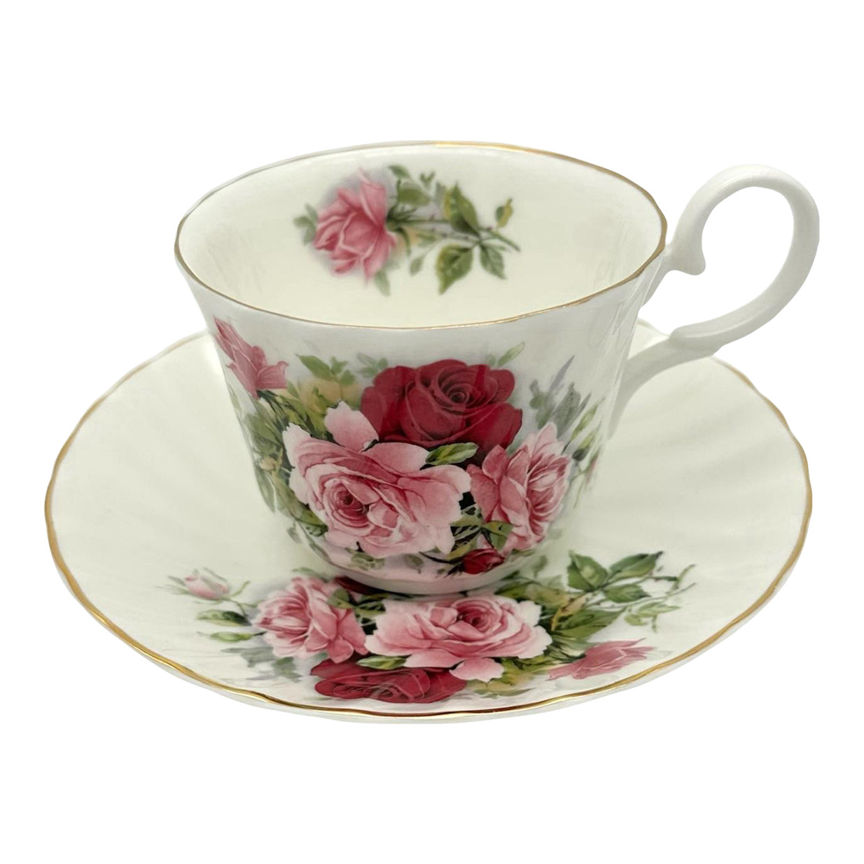 Vintage 1950s Allyn Nelson Summertime Rose Dainty Fine Bone China Tea ...