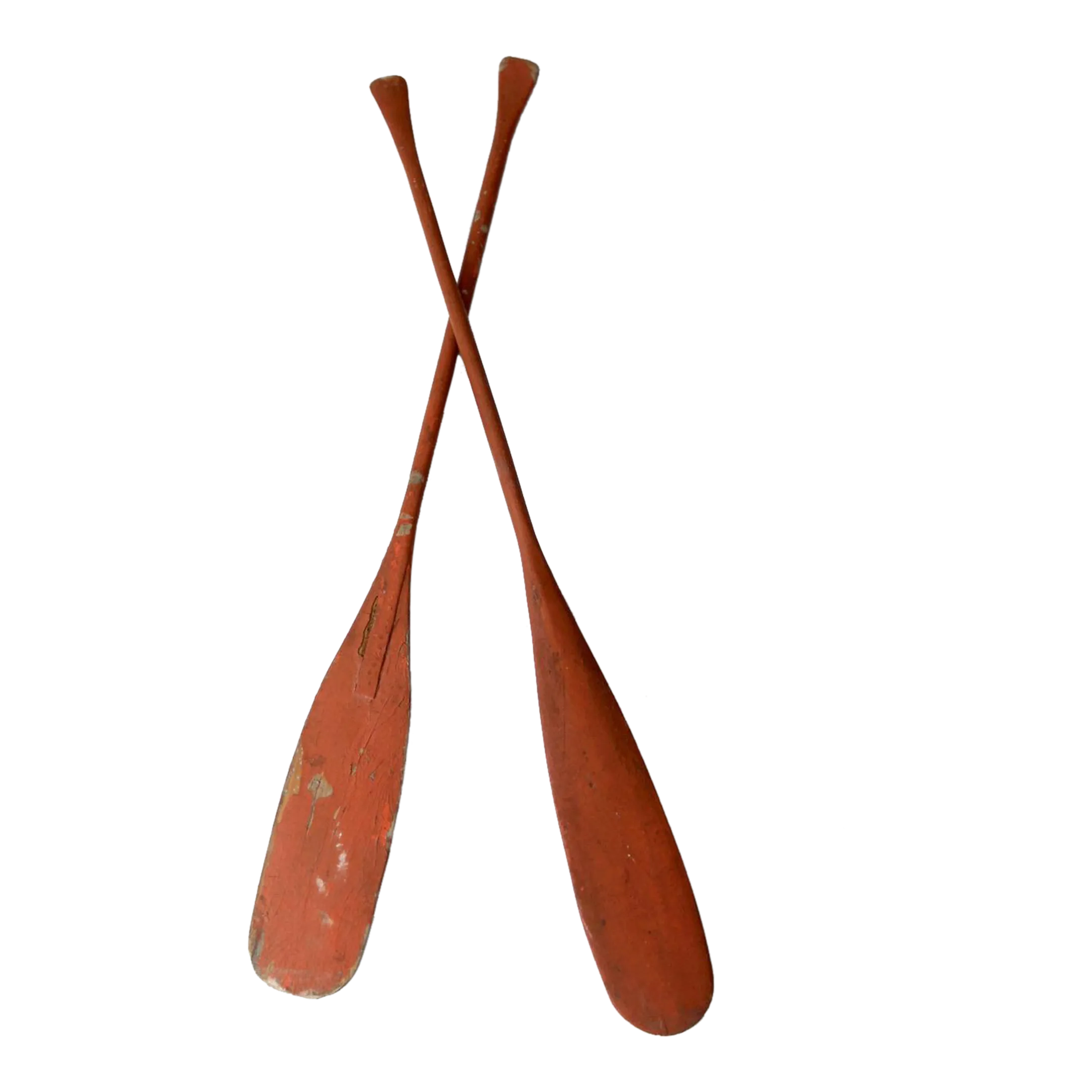 Vintage Wooden Oars Pair | Chairish
