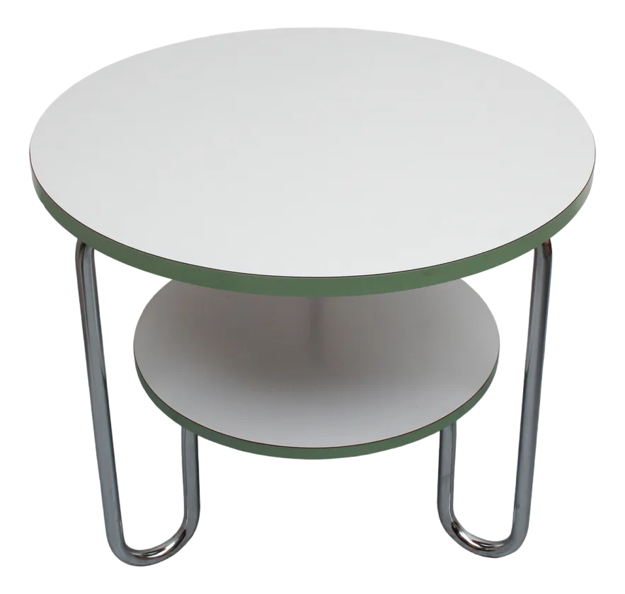 Art Deco Loop Table in Steel Tube, 1930 | Chairish