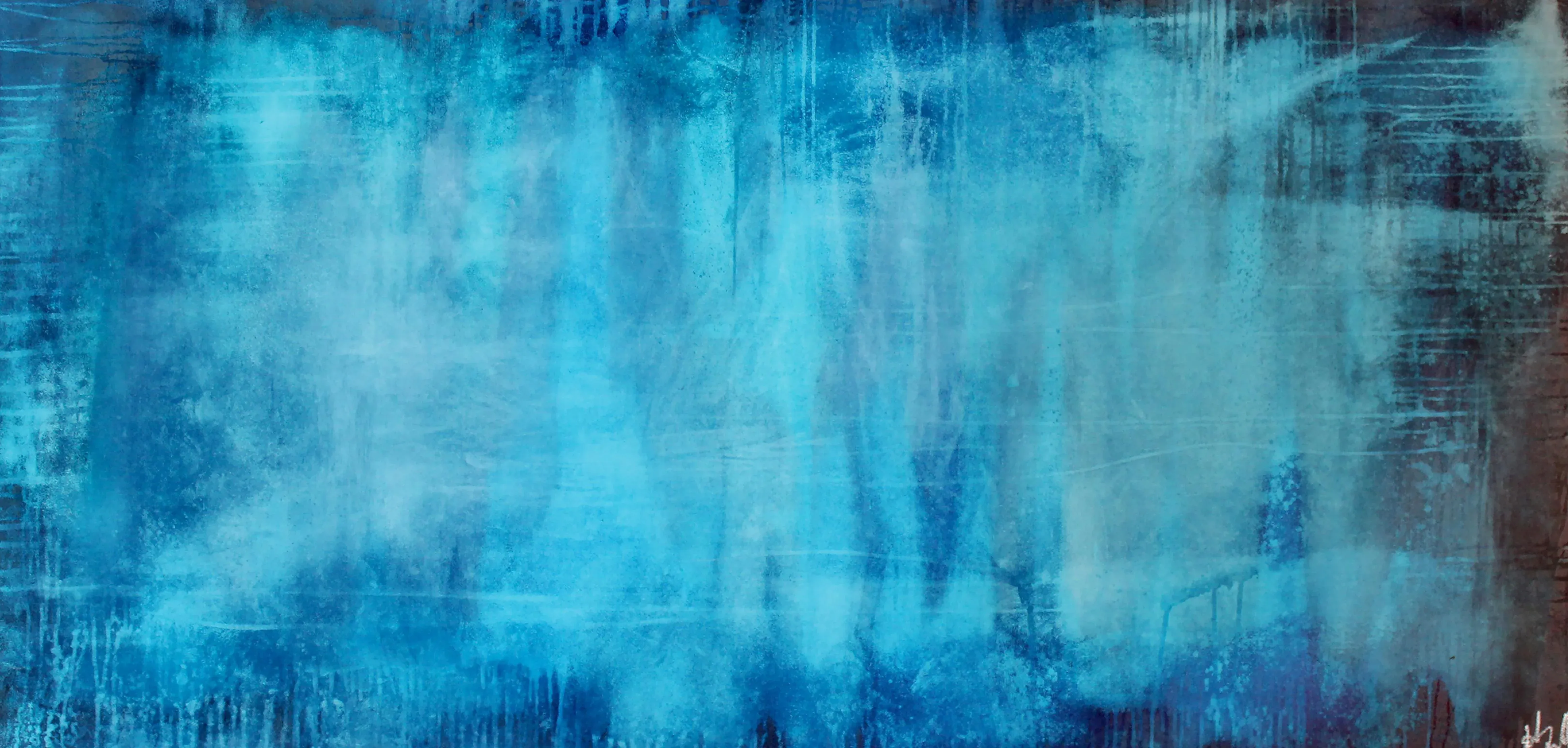"Void" Contemporary Abstract Mixed-Media Painting by Jakki Jandrell ...