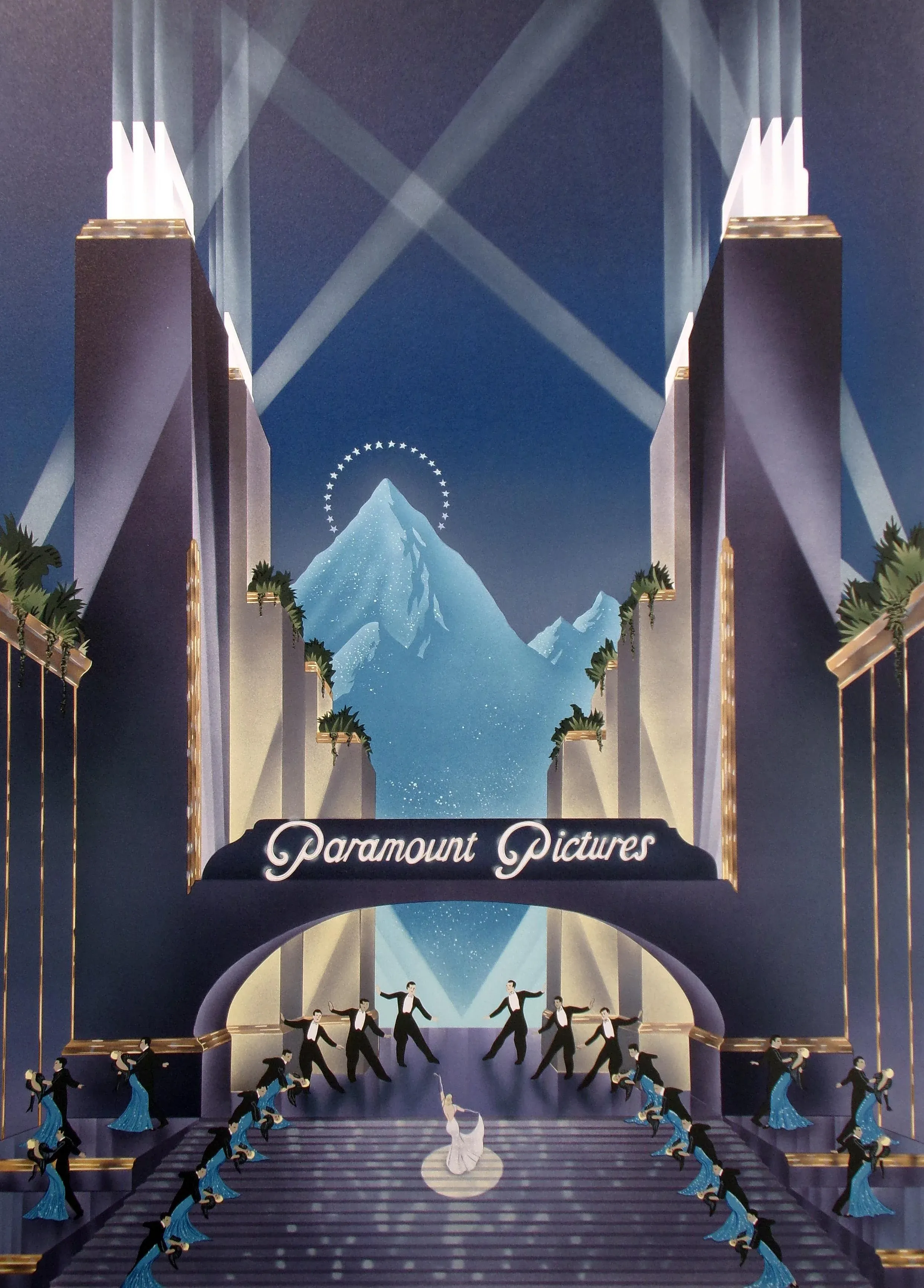 1988 "Paramount Anniversary" Art Deco Revival Style Artist's Proof ...