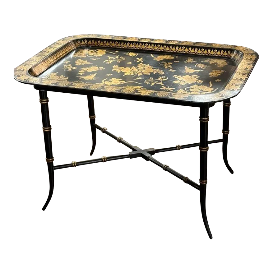 English Regency Tray Table | Chairish