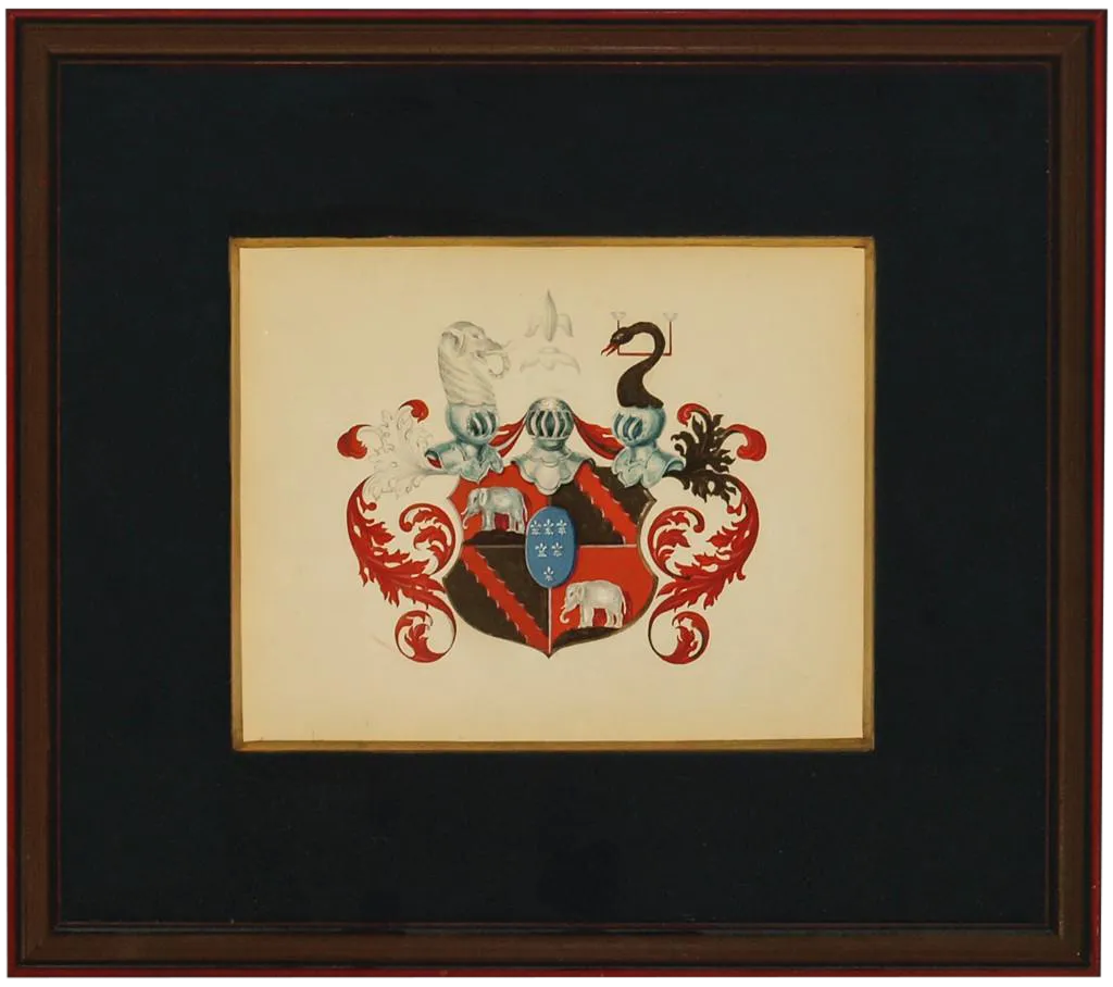 "Armorial Coat-of-Arms" | Chairish