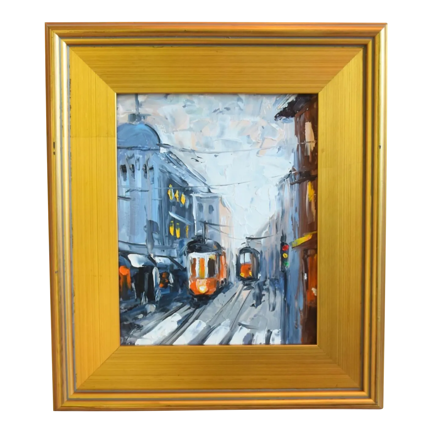 Impressionist European Cityscape Artist “Dorothy Laz” Signed Oil ...