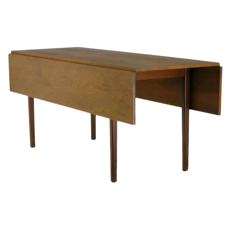 Hibriten Walnut Dropleaf Dining Table | Chairish