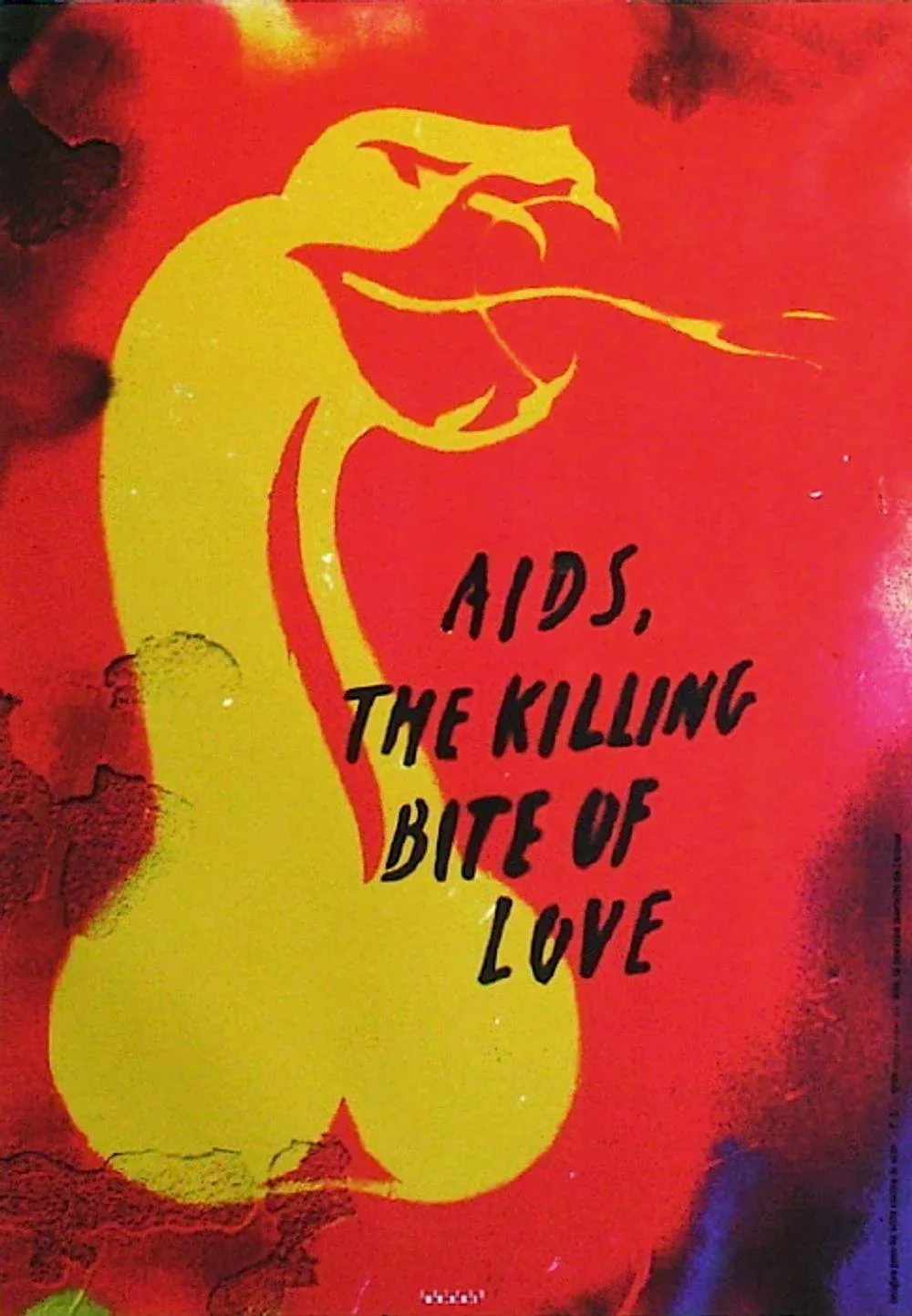 1993 Anthon Beeke The Killing Bite of Love Poster | Chairish