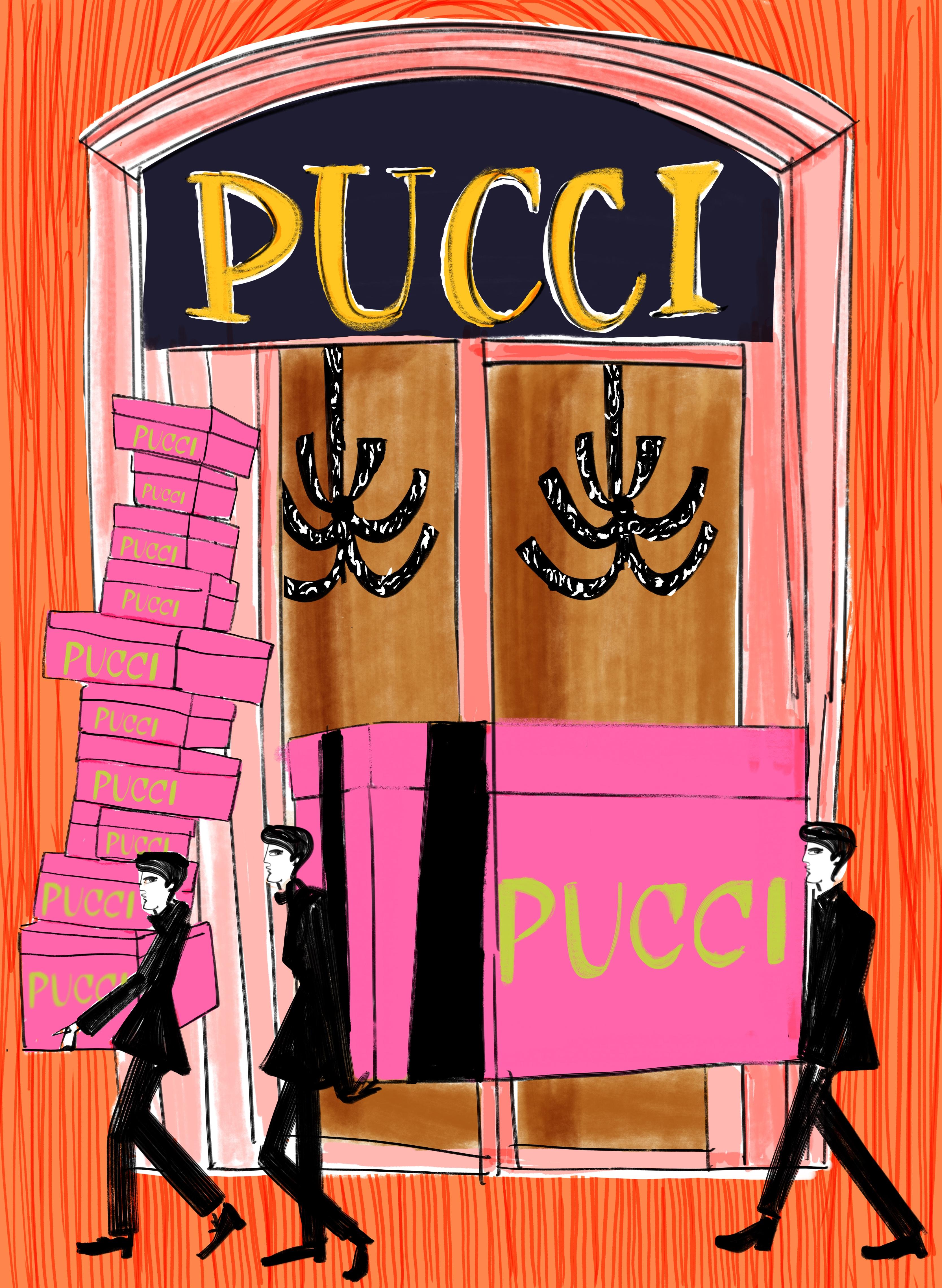 Pucci Party Print by Annie Naranian | Chairish