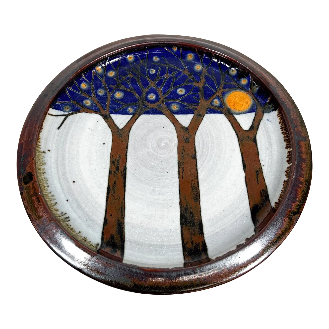 1980 Sunstone Gallery La Jolla Art Pottery Plate Cathra-Anne Barker ...