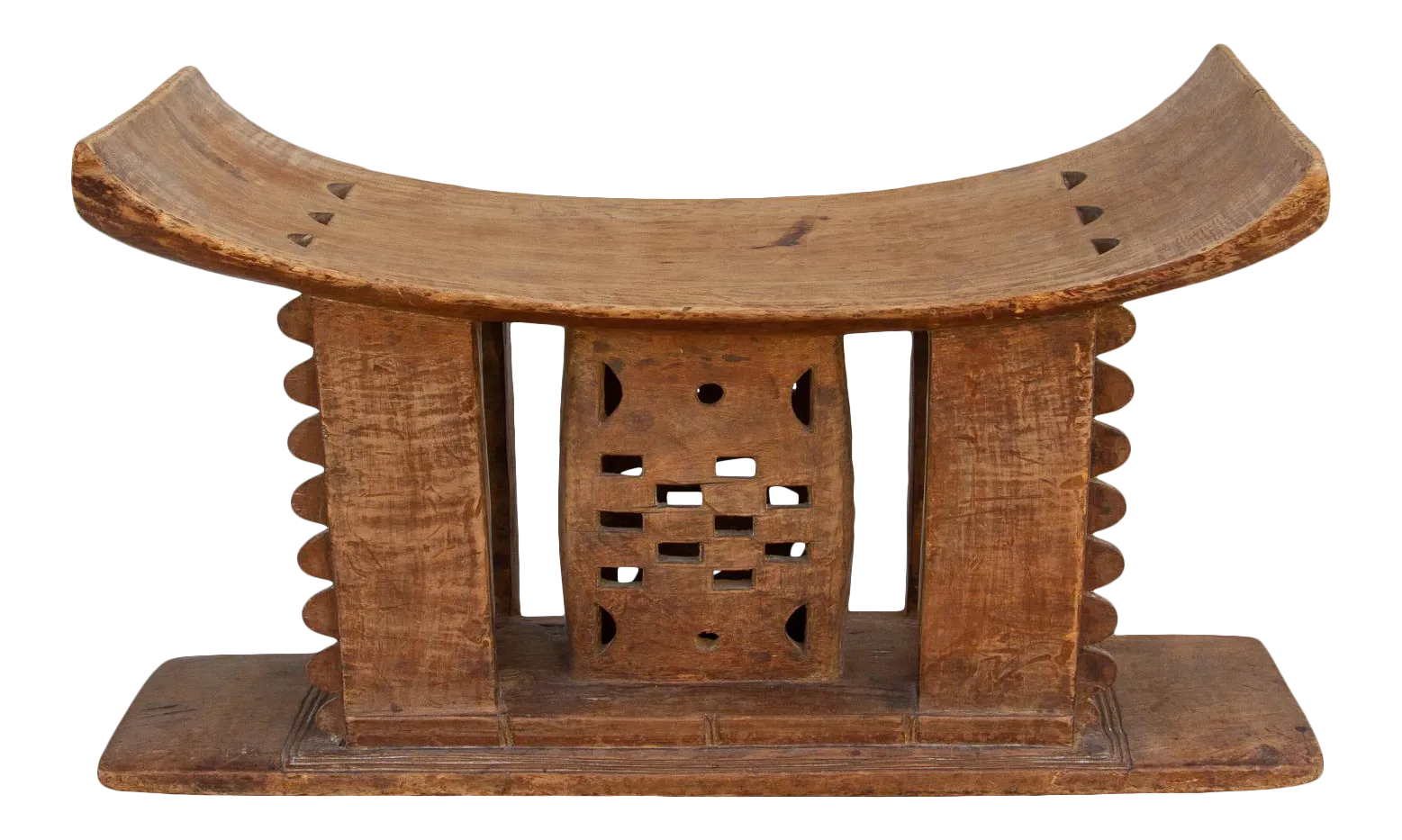 Ghana Ashanti African Stool | Chairish