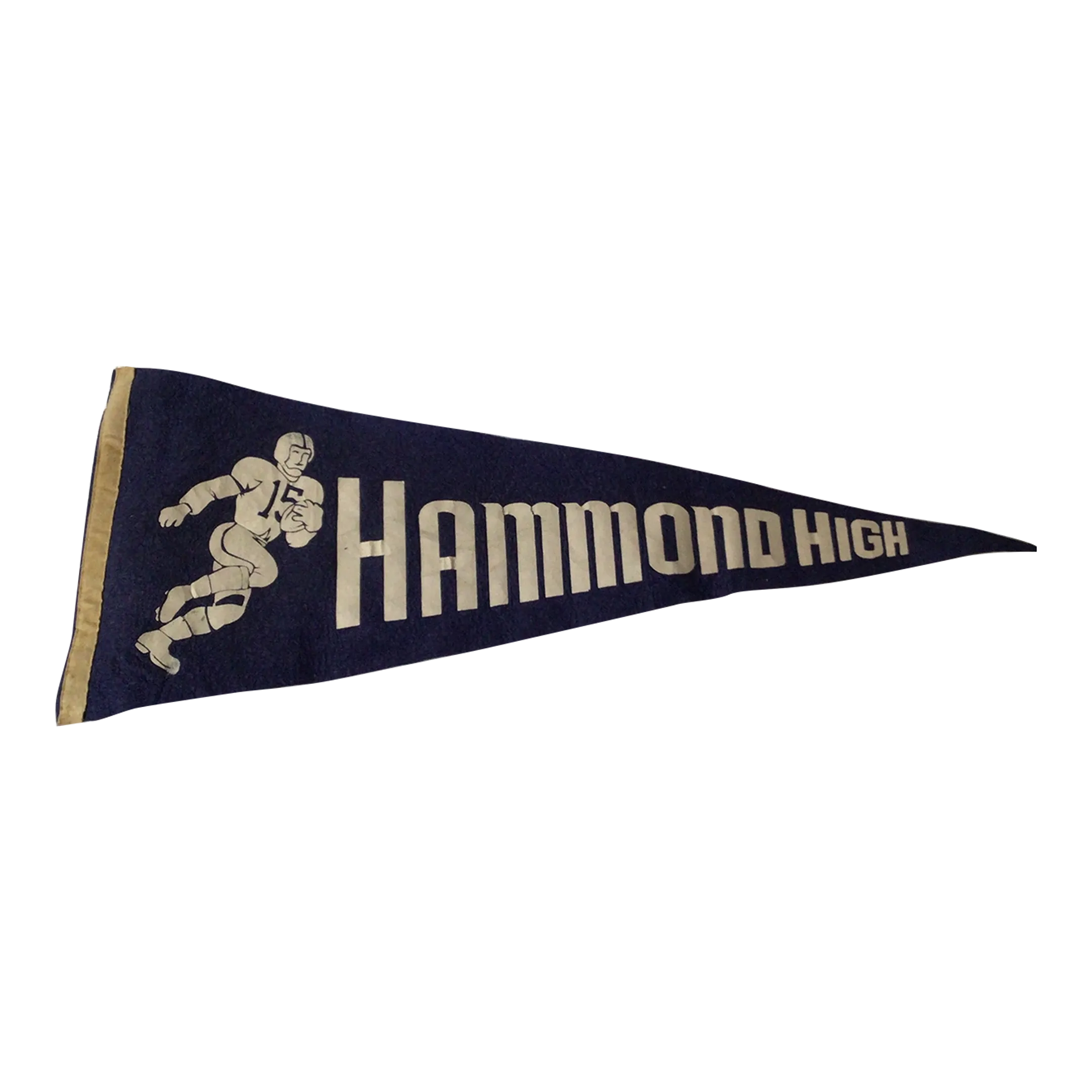 1940 Hammond High Wool Football Pennant/Flag | Chairish