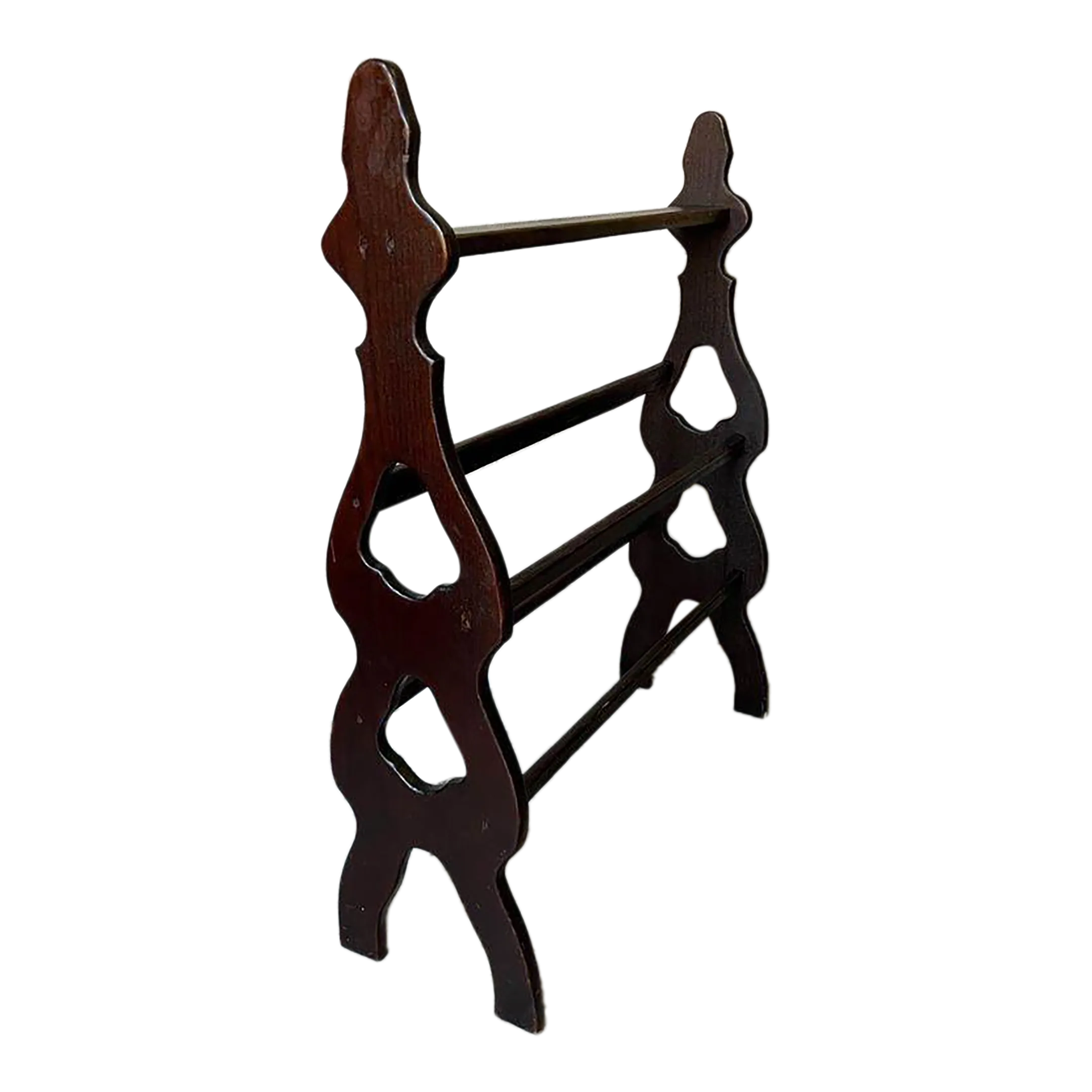 19th Century Victorian Style Quilt Rack Blanket Stand | Chairish