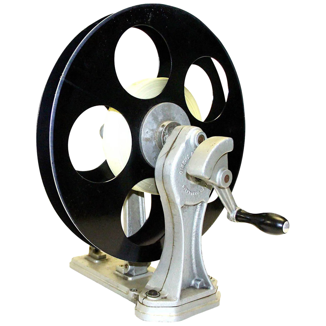 1948 Motion Picture Film Laboratory Flange Rewinder | Chairish