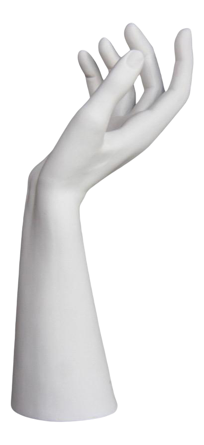 Interior Illusions Plus Hand Jewelry Holder Tabletop - 13" tall | Chairish