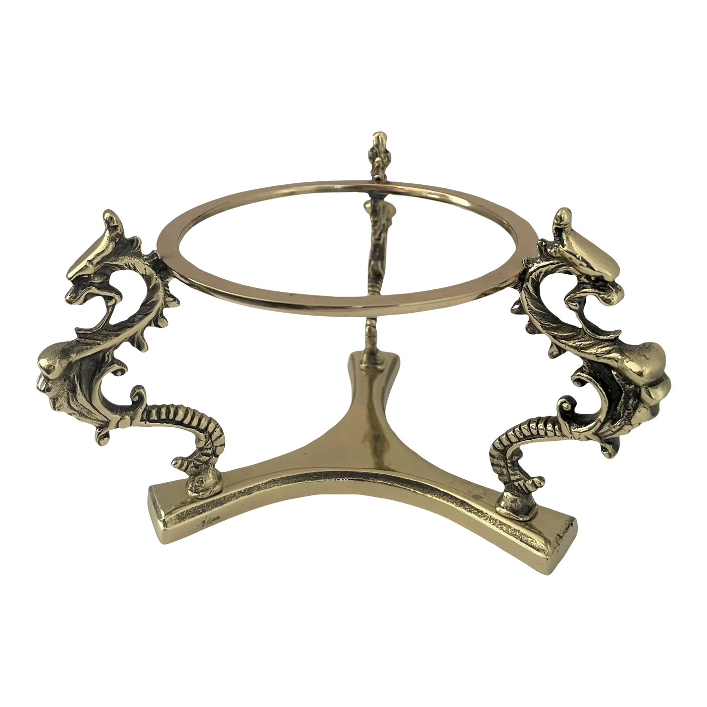 1940s Brass Display Stand Renaissance Revival 4" Opening | Chairish
