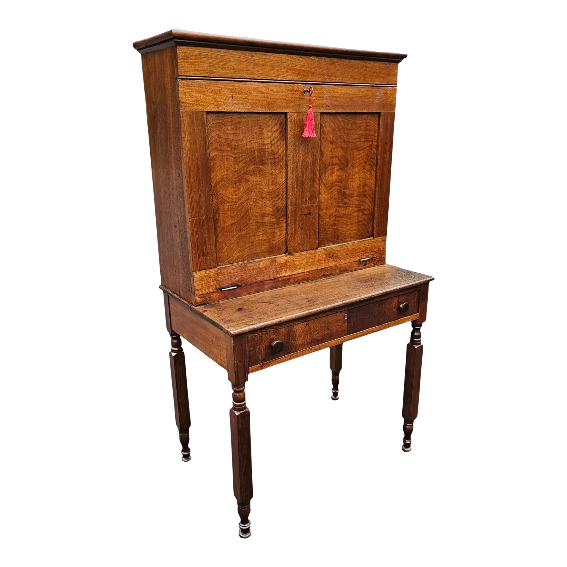 19th Century Drop-Front Plantation Desk | Chairish
