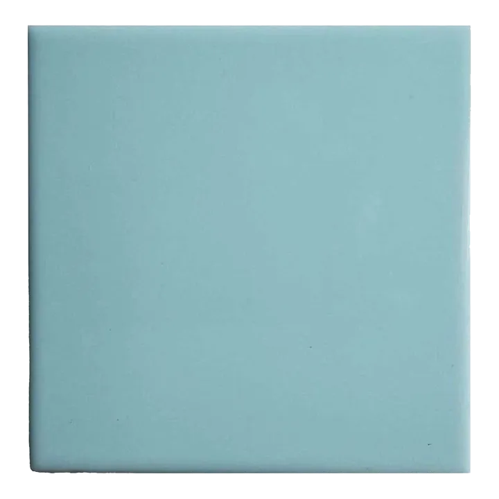 Vintage 4.25 In. Blue Ceramic Robertson Wall Tile | Chairish