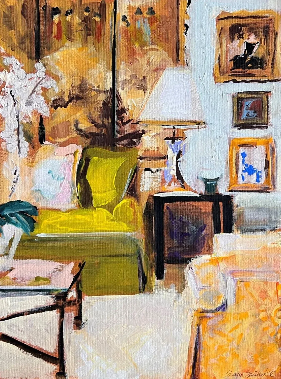 Impressionist Fine Art Interior Design Giclee Print | Chairish