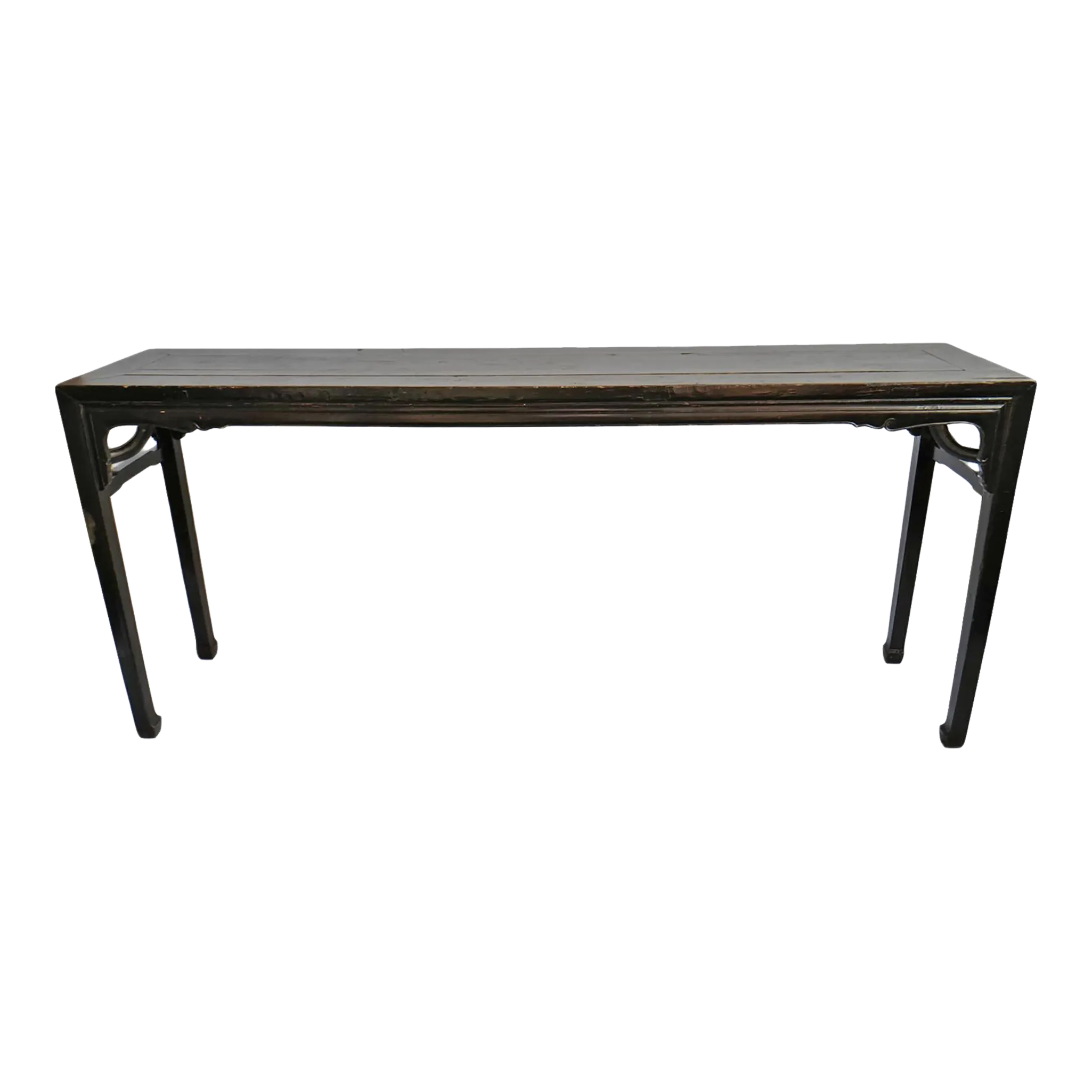 Antique Black Ming Console Table | Chairish