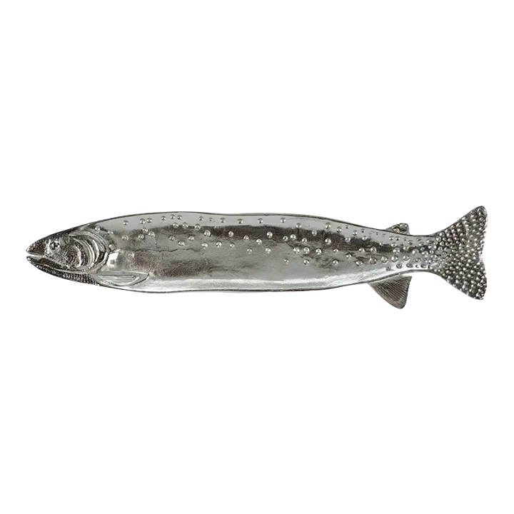 30 - Inch Long Fish Aluminum Tray | Chairish