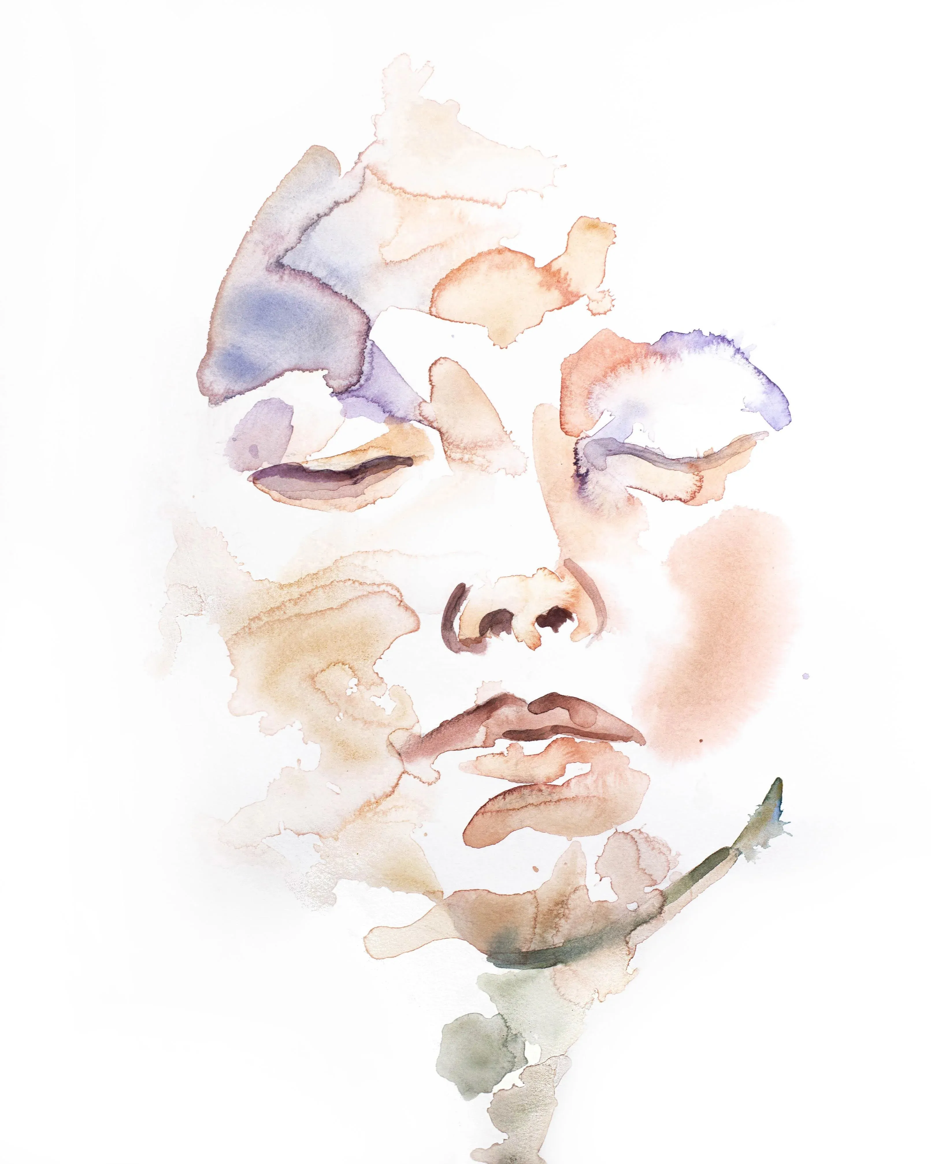"Just a Vapor No. 2" Contemporary Original Expressionist Portrait ...