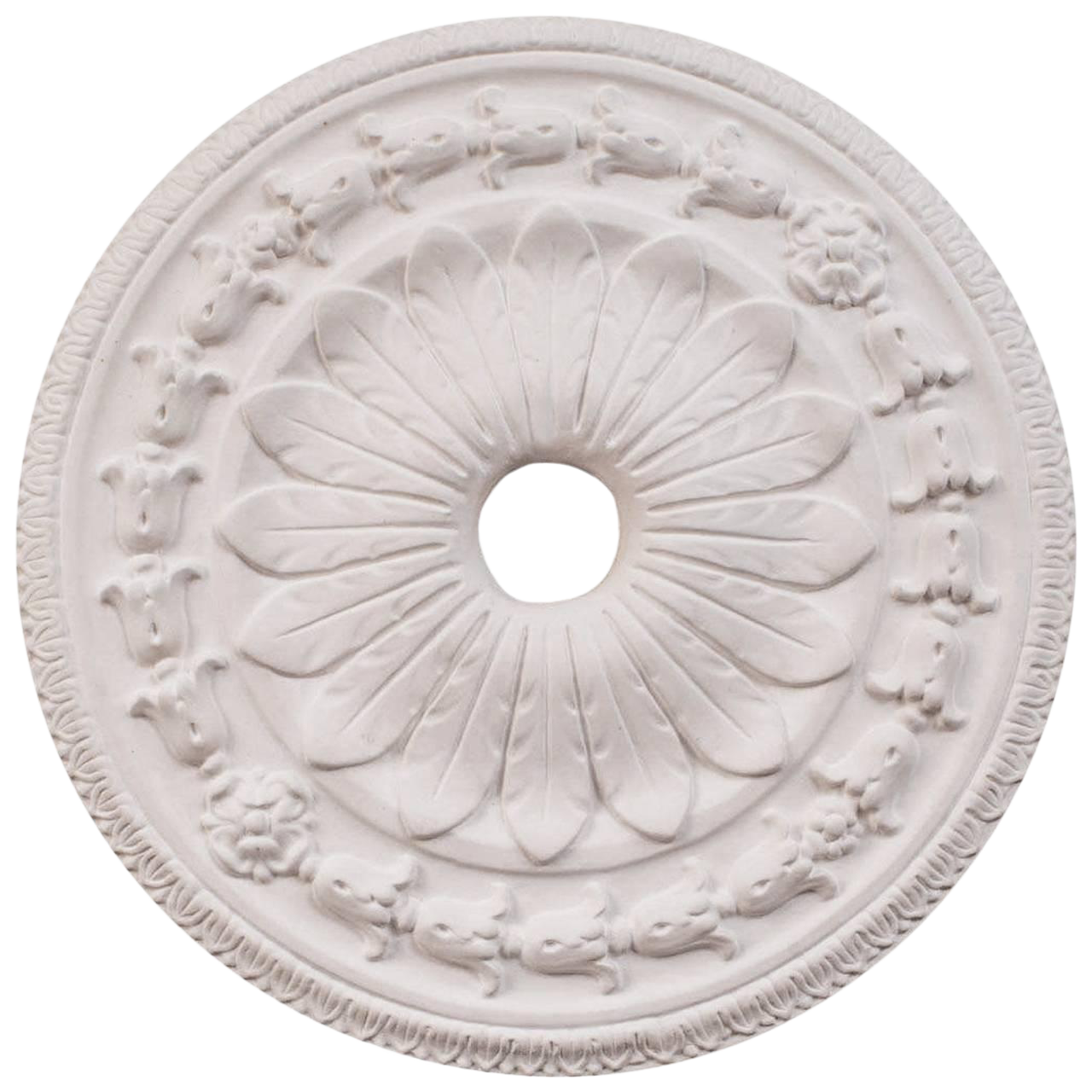 "Santa Maria" Plaster Ceiling Medallions | Chairish