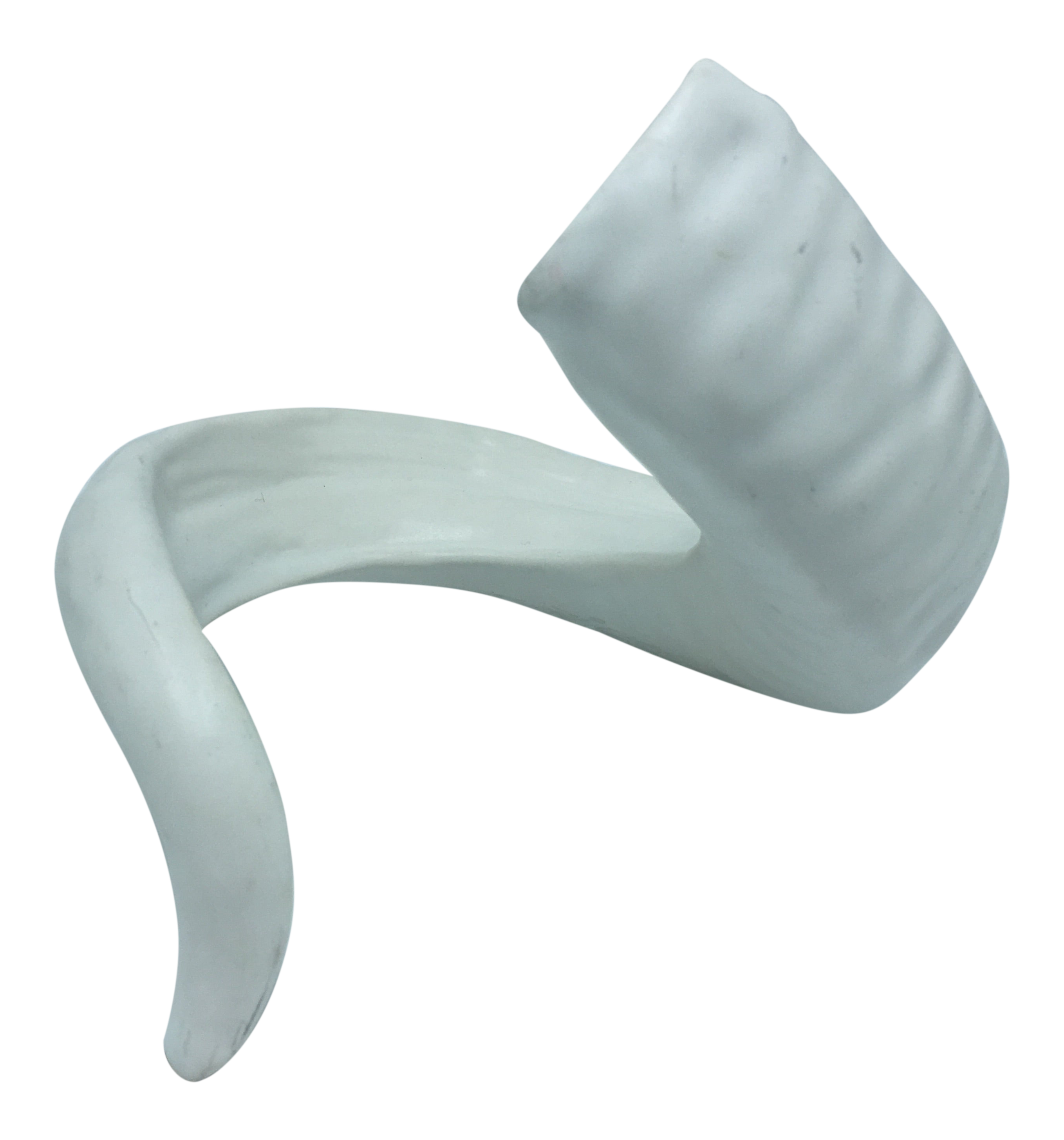 1980s Ceramic Faux Horn | Chairish