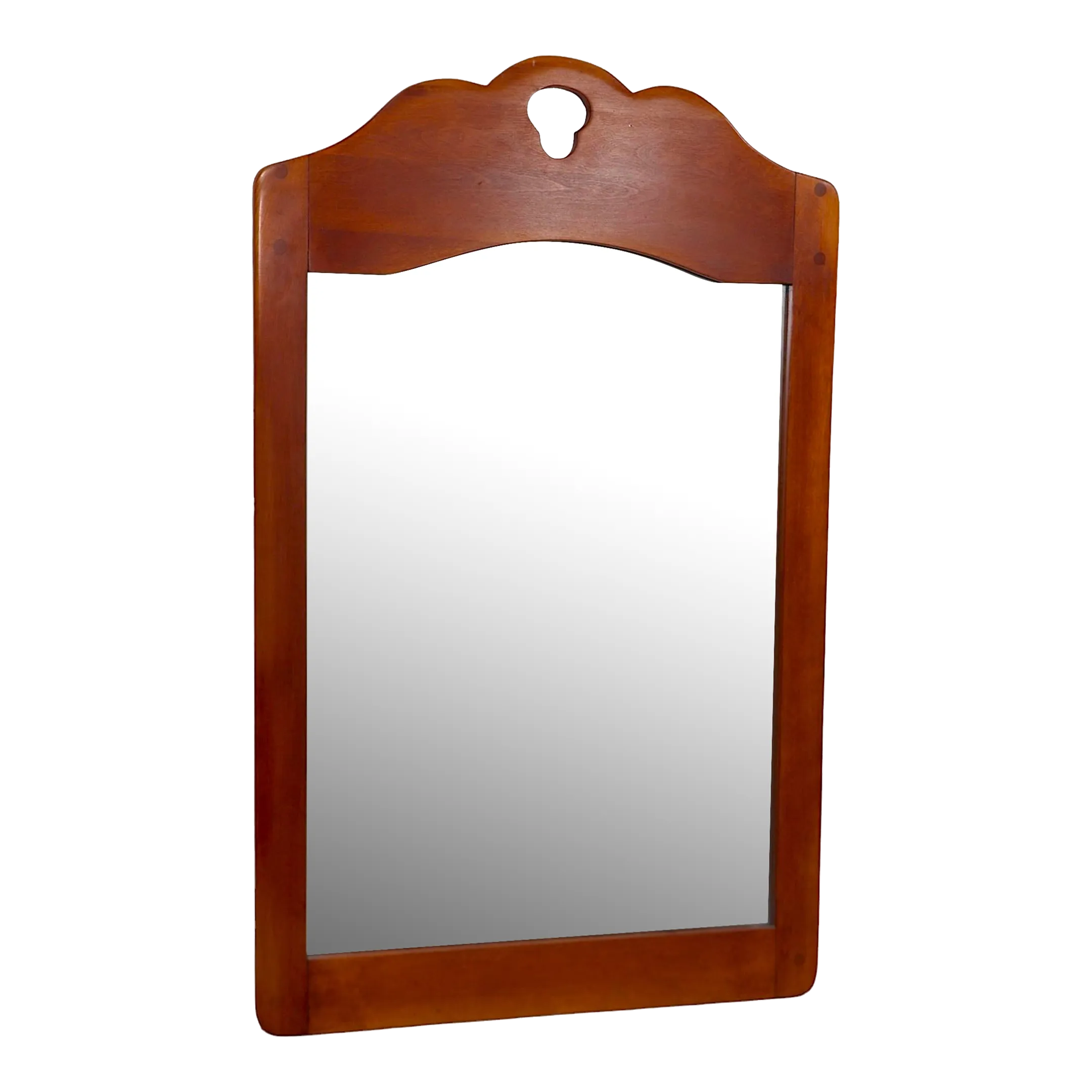 Cushman Colonial Maple Wall Mirror Made in Vermont C. 1950's | Chairish