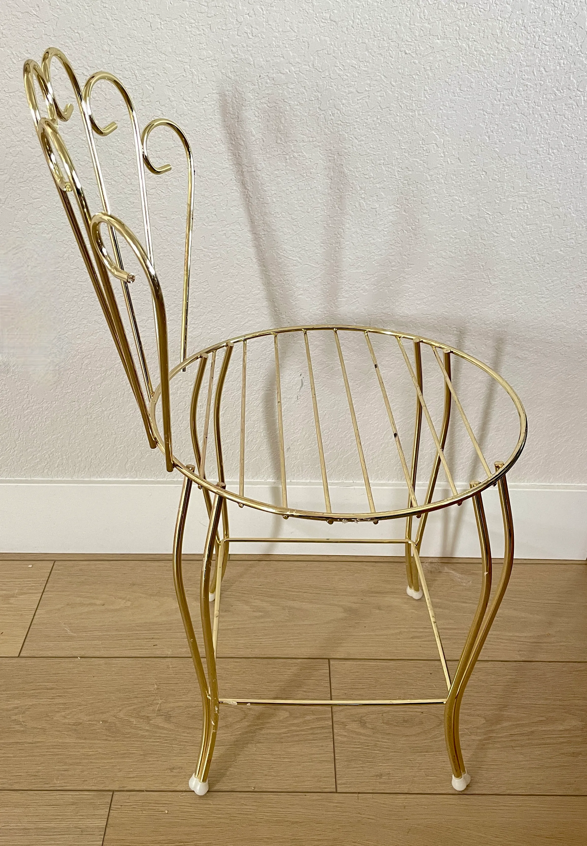 Mid 20th Century Hollywood Regency Mid Century George Koch Vanity Chair Stool Chairish