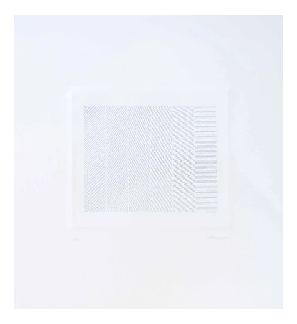 Giulia Napoleone, Lines, Original Etching, 1974 | Chairish