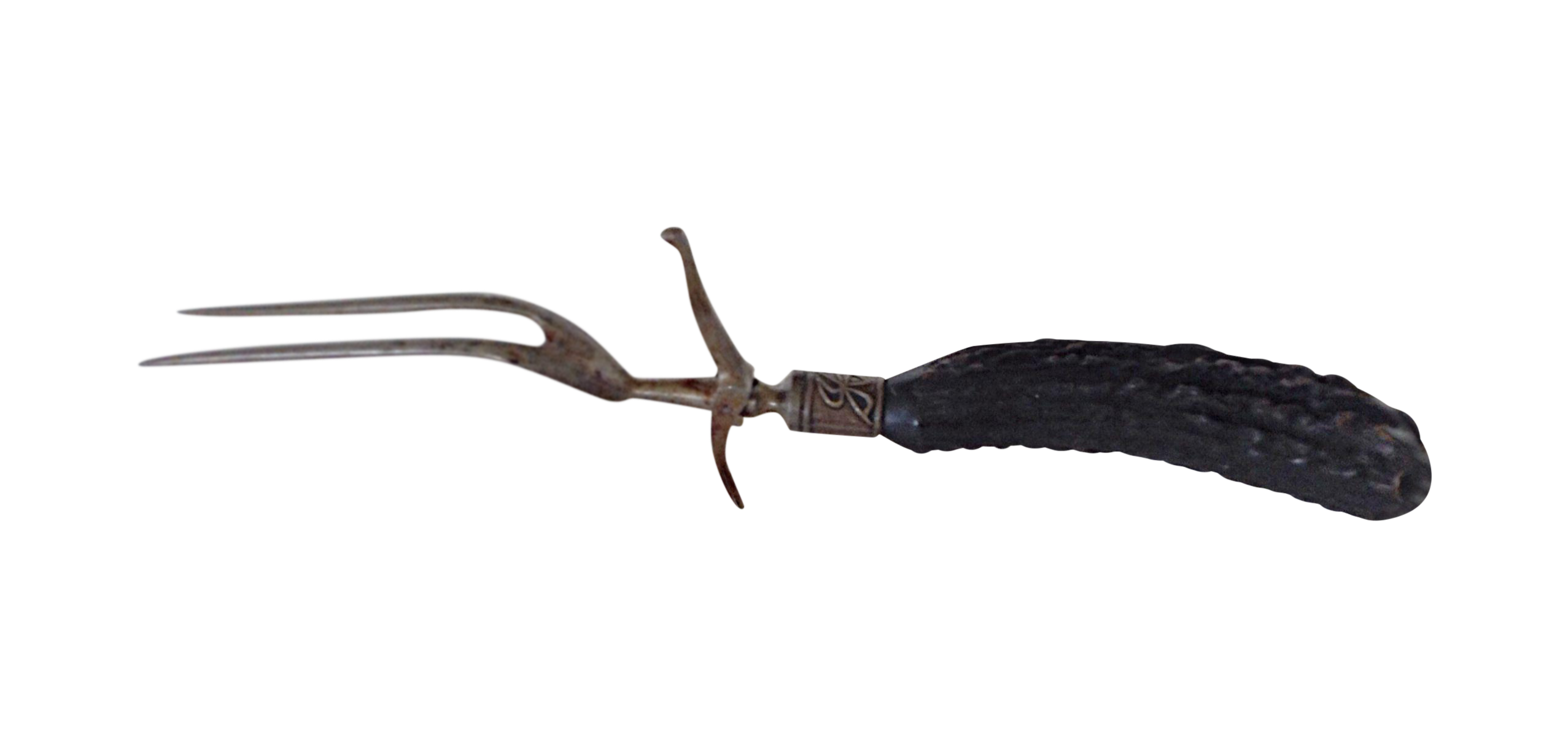 Stag Horn Handle Carving Fork | Chairish