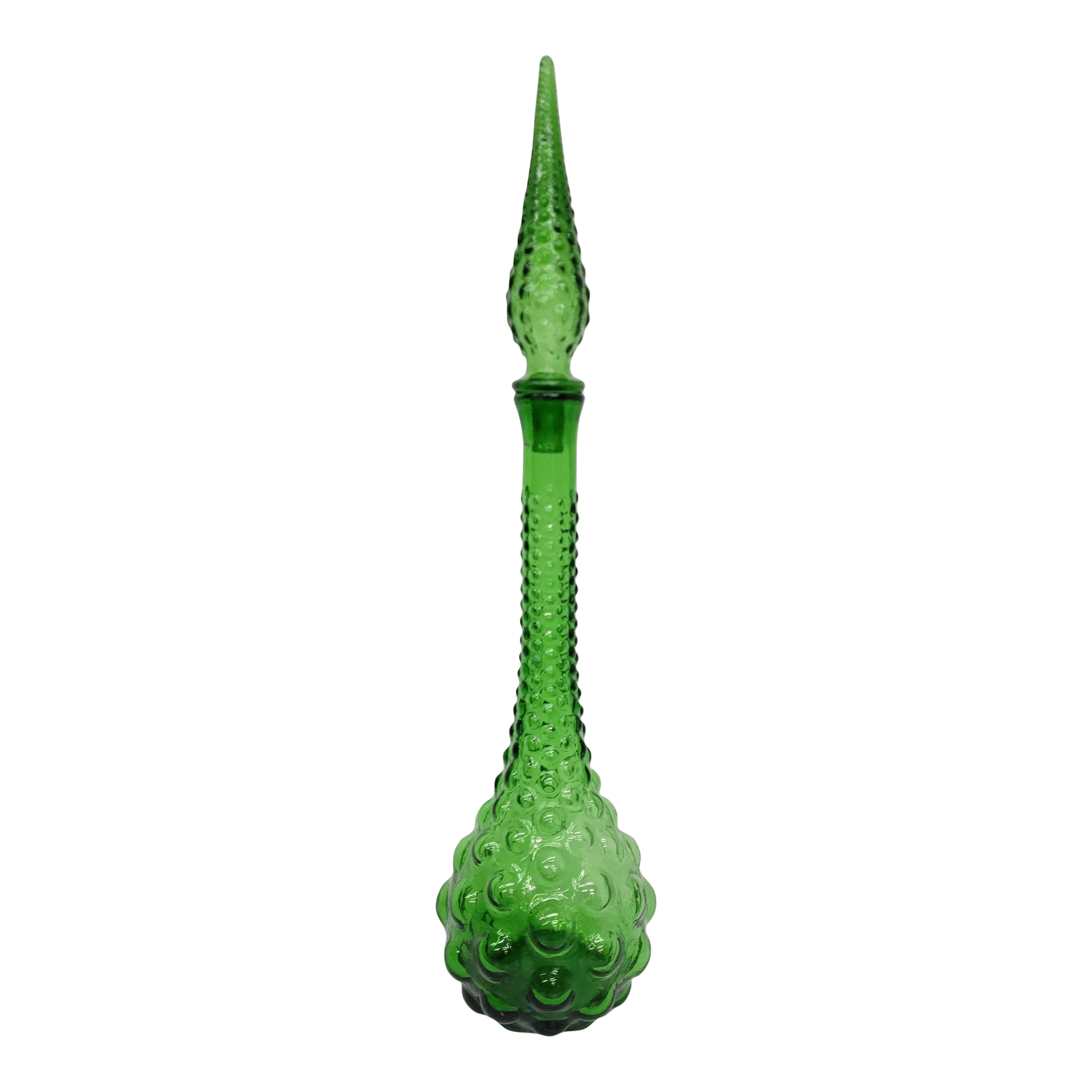 Vintage Mid Century Modern Empoli Italian Genie Bottle | Chairish