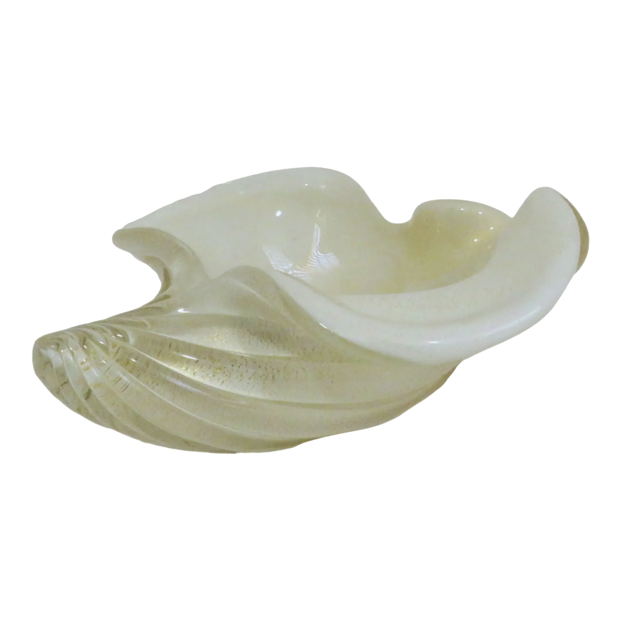 Barbini Conch Glass Bowl | Chairish