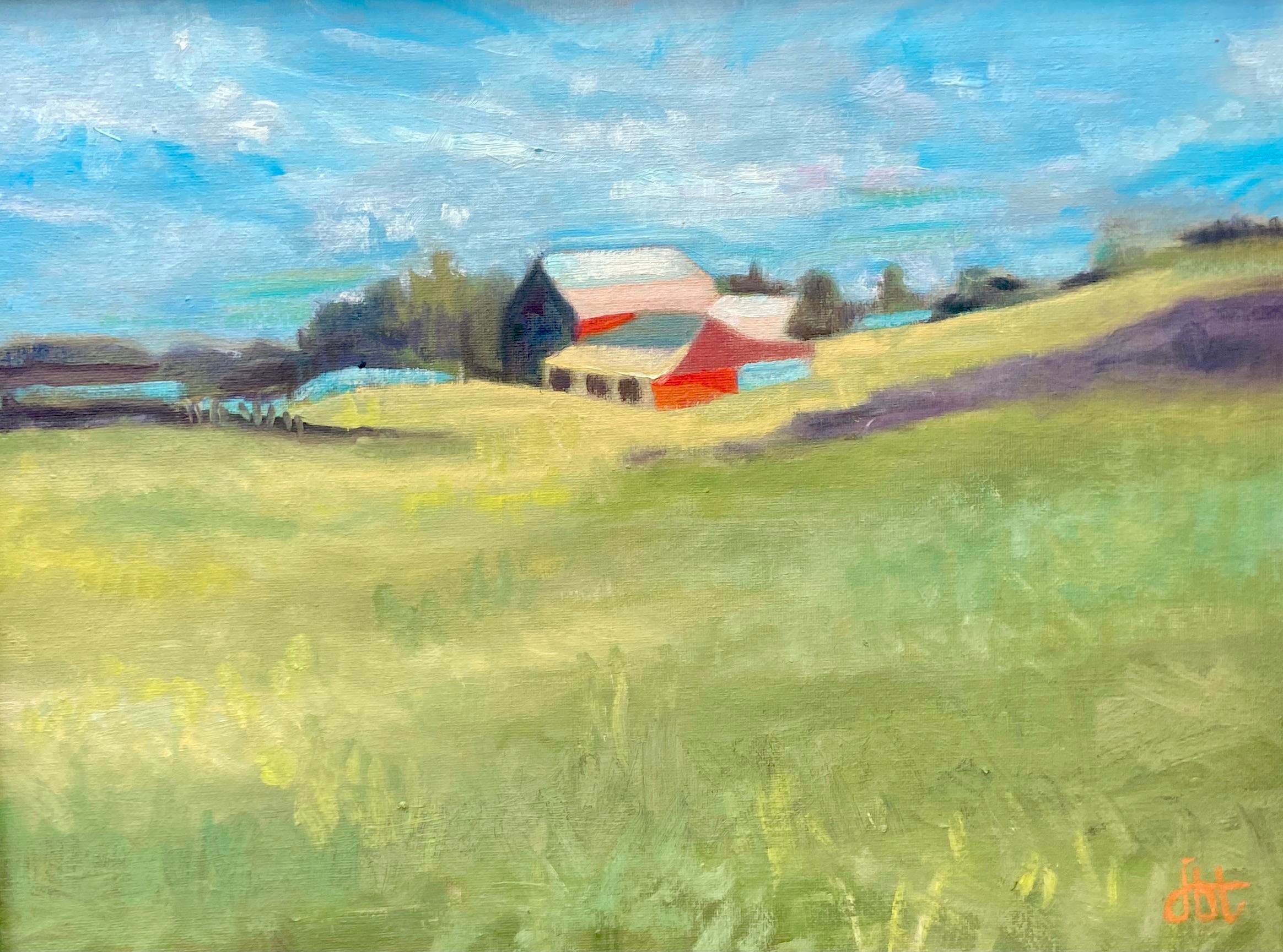 "Hey Where Are All the Horses?" Original Impressionist Rural Landscape ...