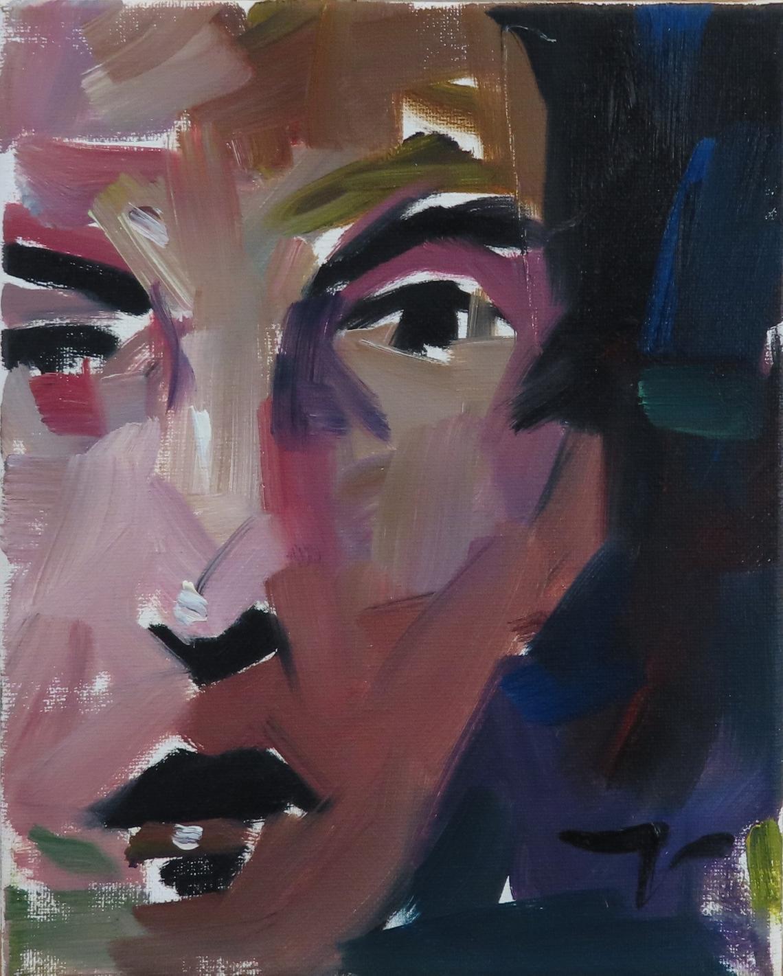 Contemporary Expressionist Style Face Portrait Oil Painting by Jose ...