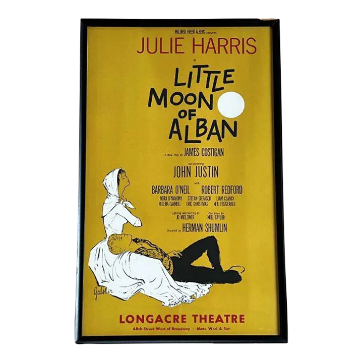1960, Little Moon of Alban Longacre Theatre, New York, Broadway Show ...