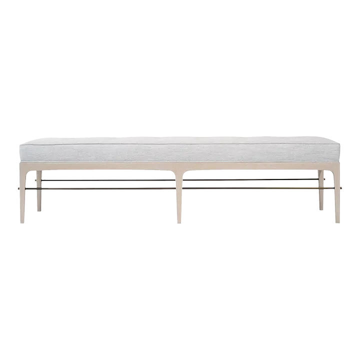 Linear Bench in White Oak and Bronze Series 72 by Stamford Modern ...