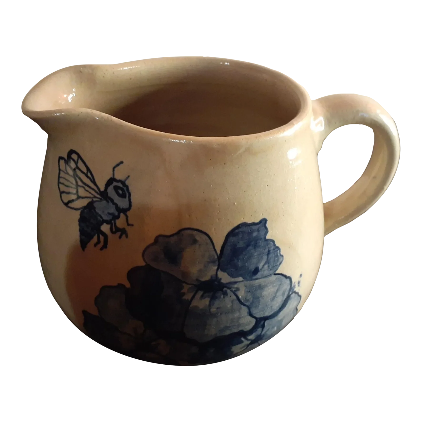 1978 Signed Marshall Pottery Stoneware Pitcher | Chairish