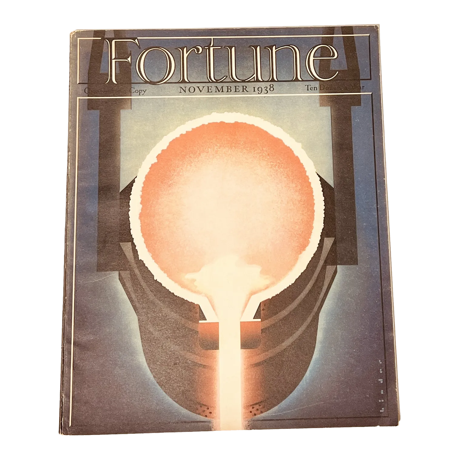 Vintage Fortune Magazine November 1938 | Chairish