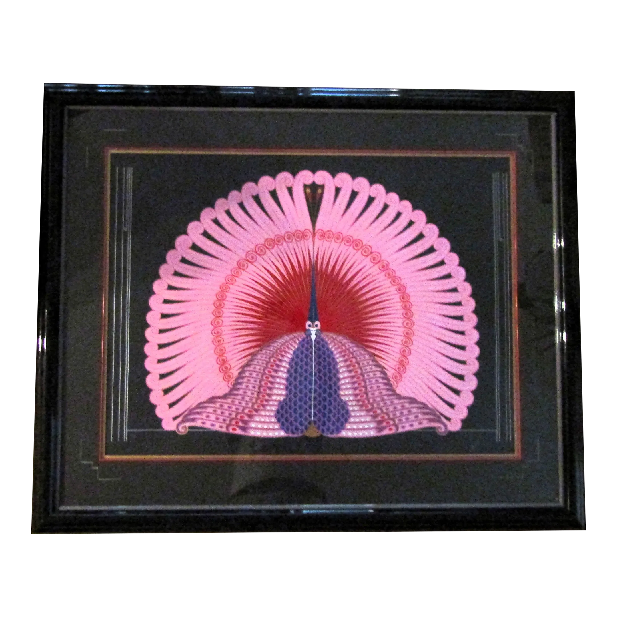 Erté Phoenix Reborn 1983 Framed Serigraph, Signed Numbered 72/300 ...