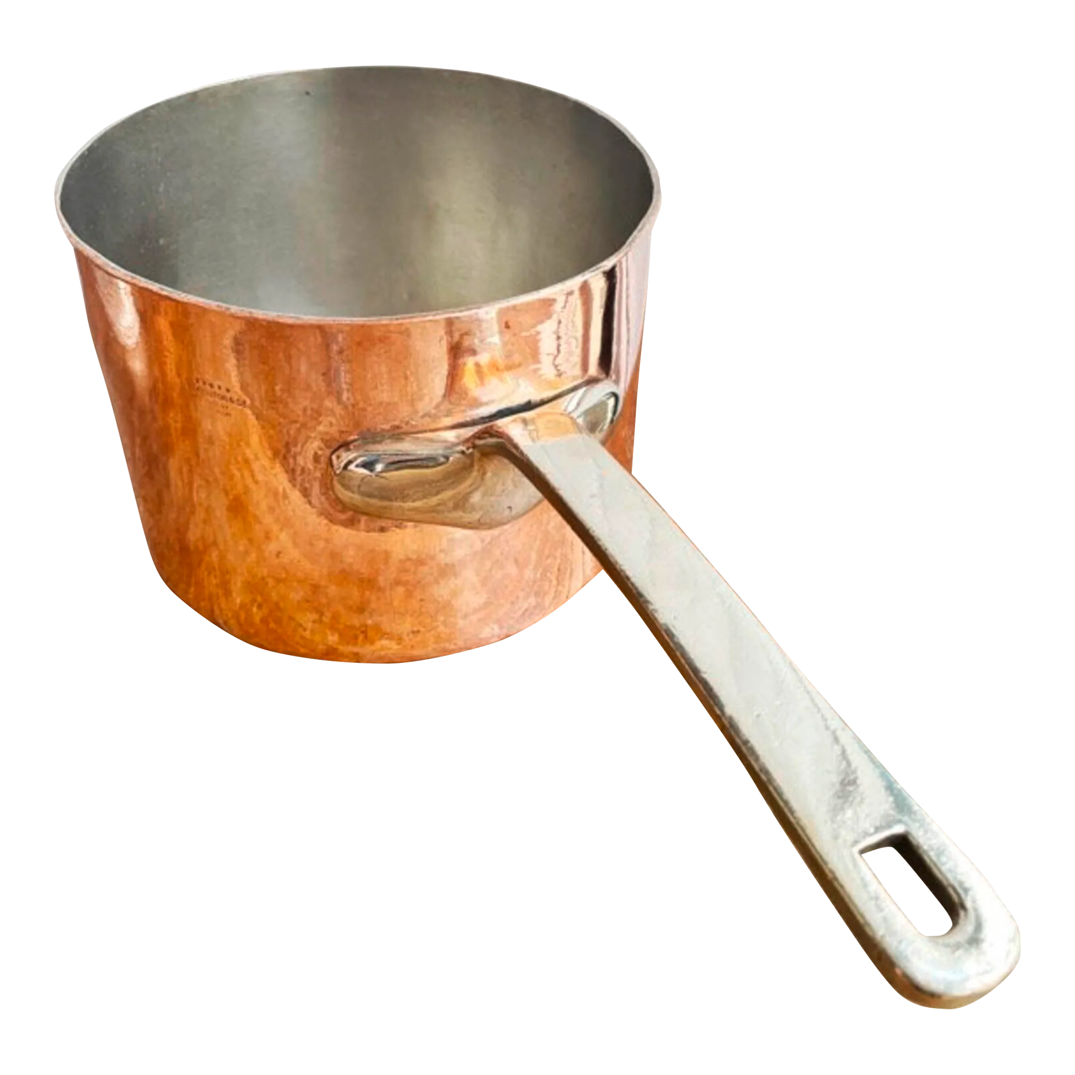 Vintage English Copper Pot From Canadian Pacific Railway | Chairish