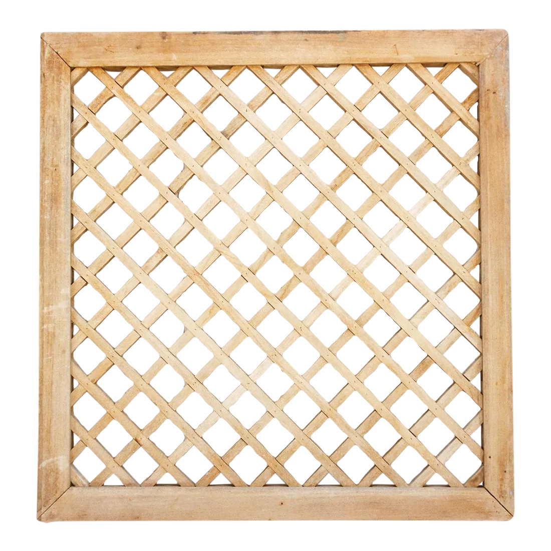 Large Criss-Cross Chinese Window | Chairish