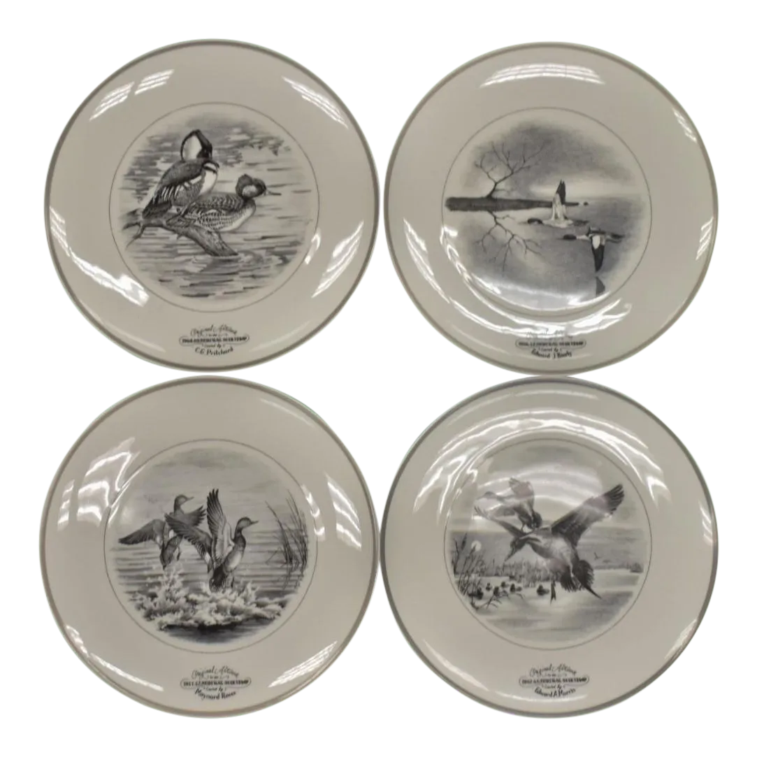 1960s Vintage Maynard Reese Etal Federal Duck Stamp Plates - Set of 4 ...