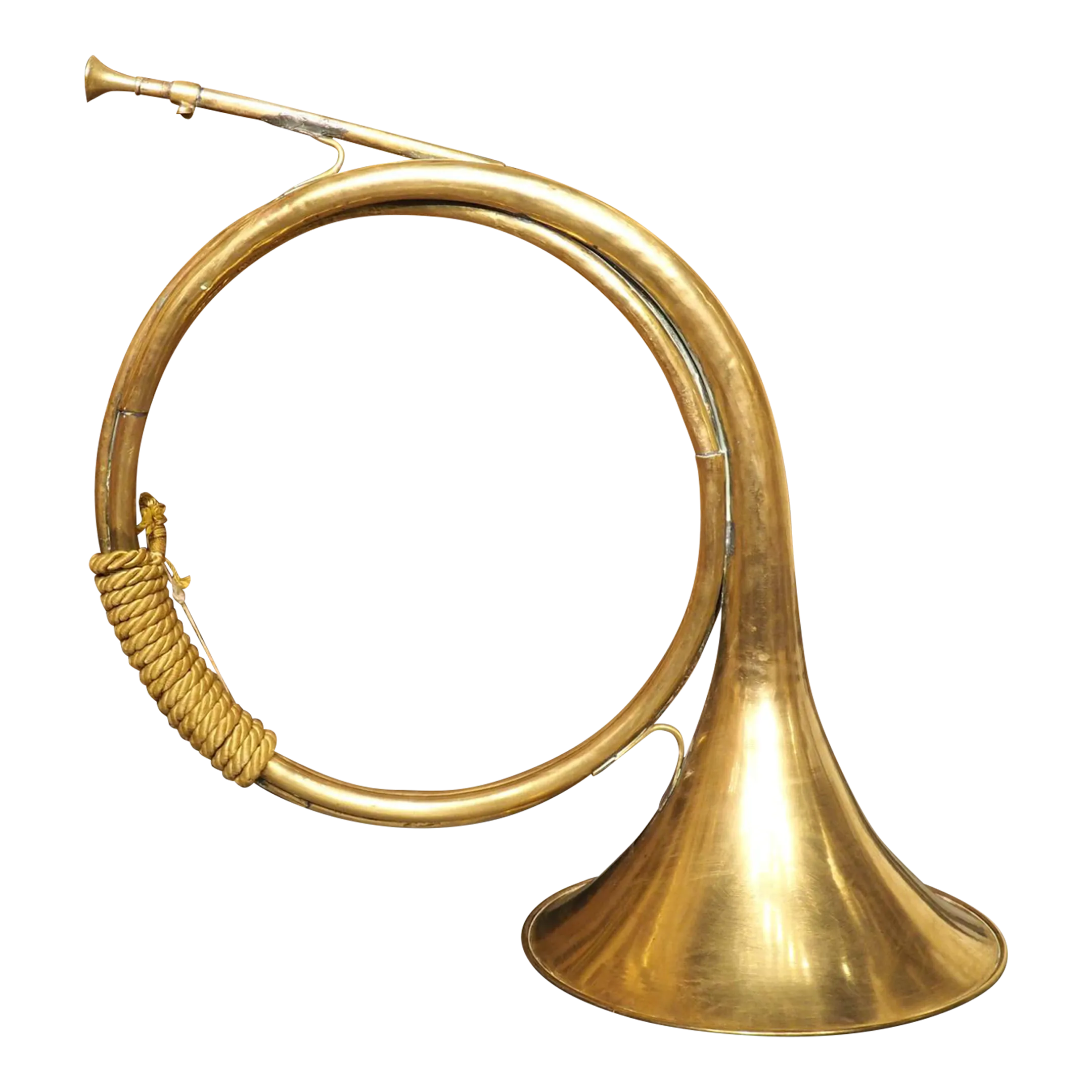 Antique French Brass Hunting Horn, “Le Cor De Chasse”, Early 1900s ...