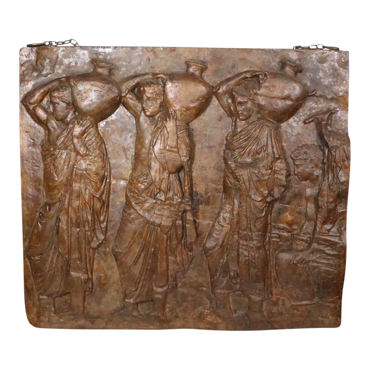 Large Cast Replica of Classical Greek Parthenon Frieze of Plaster ...